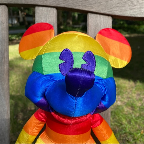 Disney | Toys | Mickey Mouse Plush Rainbow Special Edition 5 12 | Poshmark